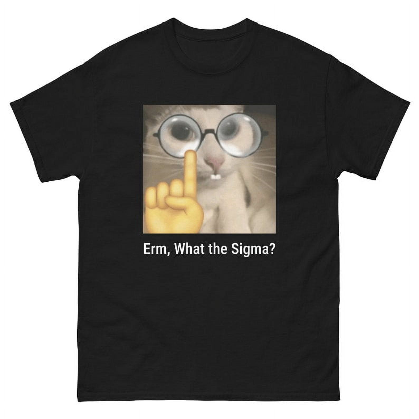 Erm, What the Sigma? Meme T-Shirt, Funny T-Shirts, Meme Shirts, Funny ...