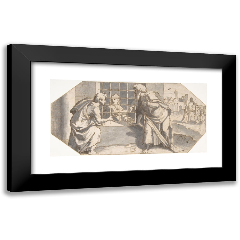Ermenegildo Lodi 14x9 Black Modern Framed Museum Art Print Titled ...