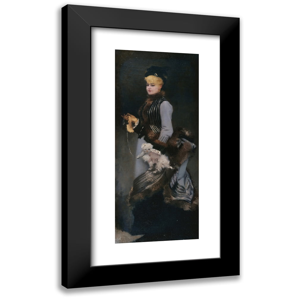 Ernest-Ange Duez 10x18 Black Modern Framed Museum Art Print Titled ...