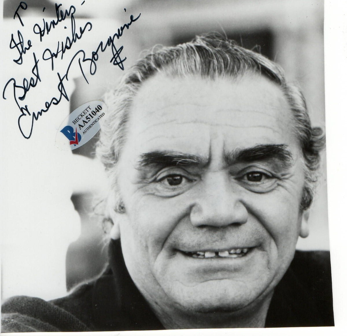 Ernest Borgnine Signed Autographed Cut Signature Photo McHale's Navy ...