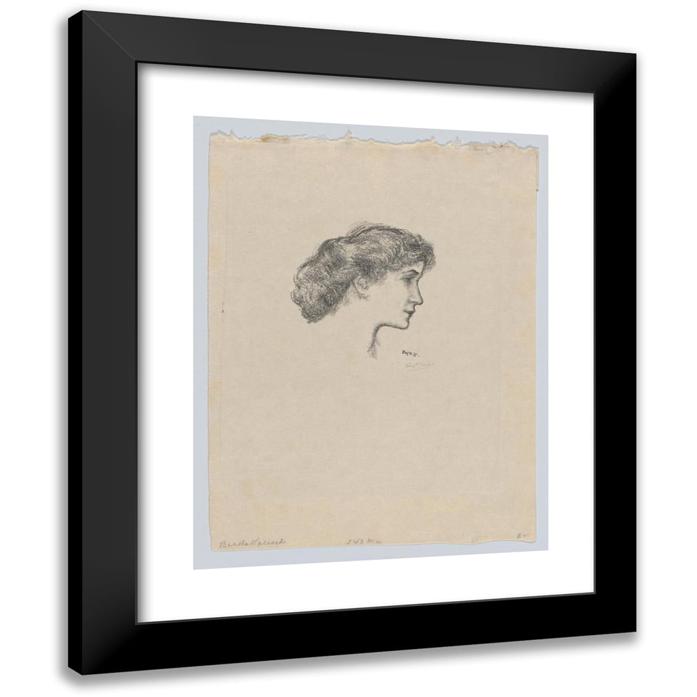 Ernest Haskell 12x14 Black Modern Framed Museum Art Print Titled ...