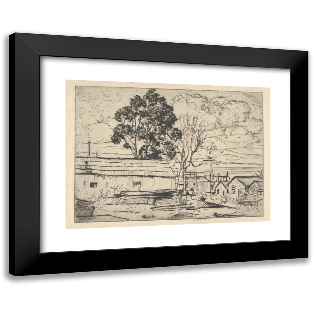 Ernest Haskell 14x11 Black Modern Framed Museum Art Print Titled ...