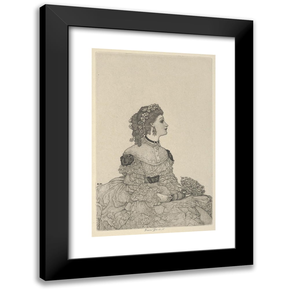 Ernest Haskell 17x24 Black Modern Framed Museum Art Print Titled ...