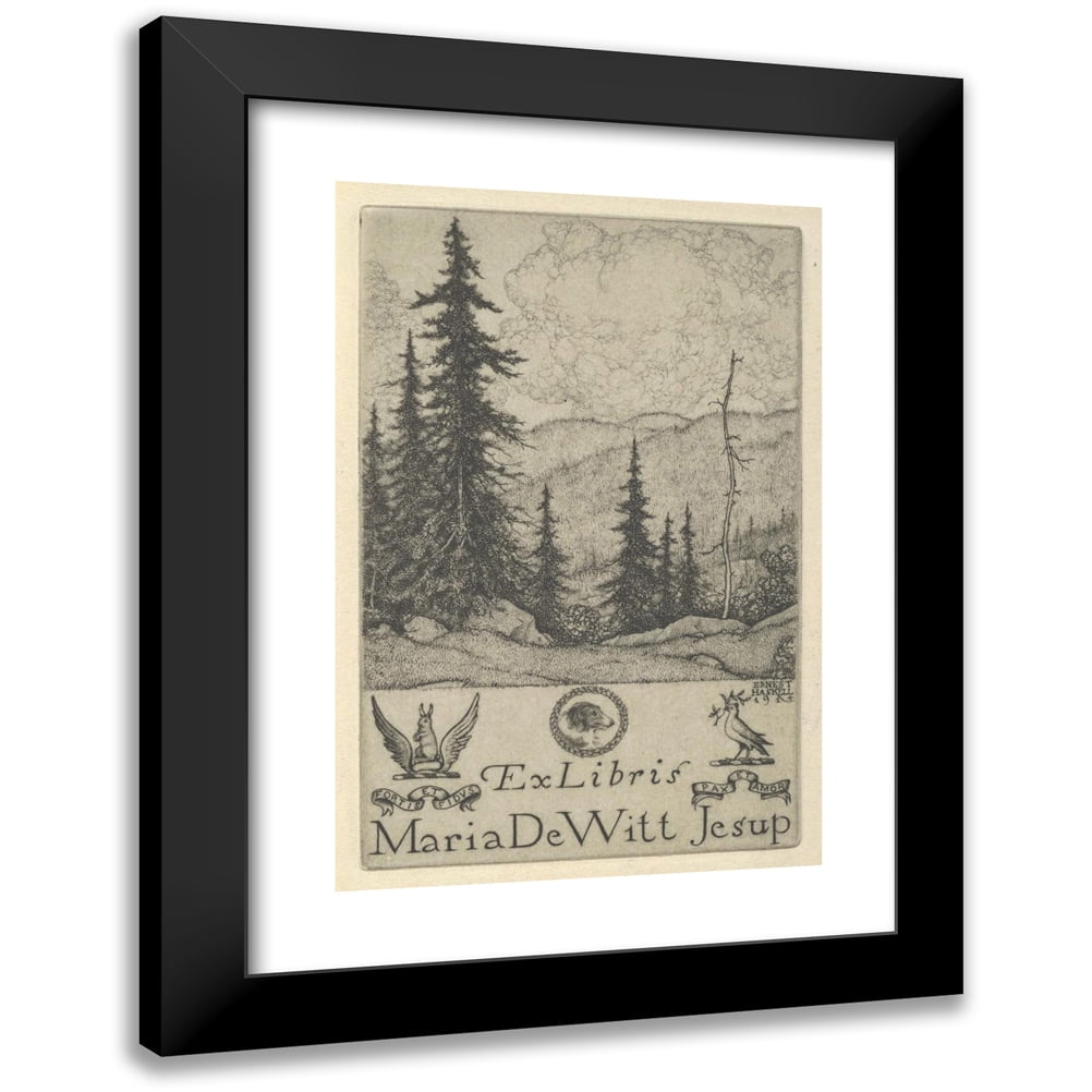 Ernest Haskell 17x24 Black Modern Framed Museum Art Print Titled - Ex ...