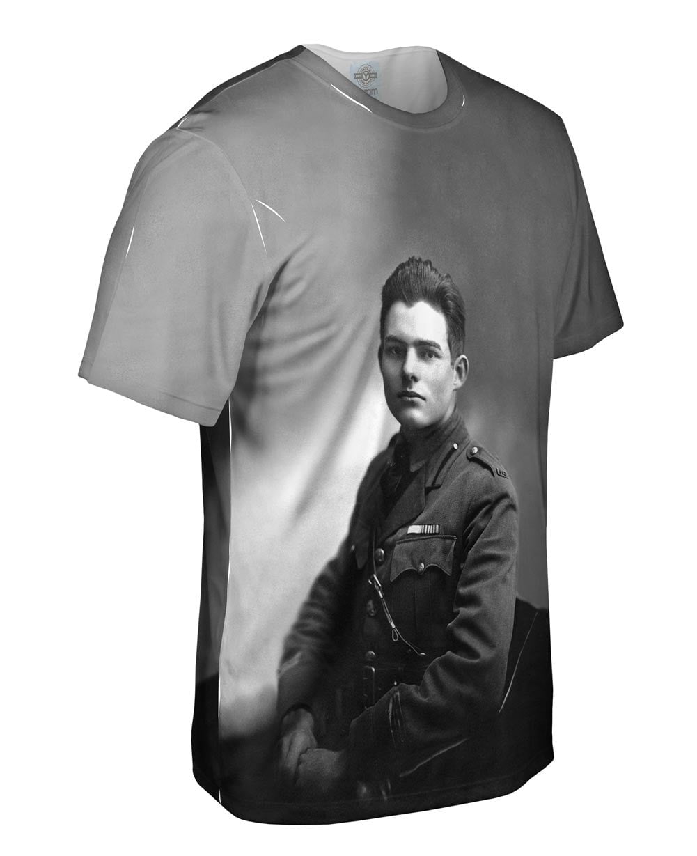 Ernest Hemingway - American Author 1918 Mens T-Shirt All Over Print ...