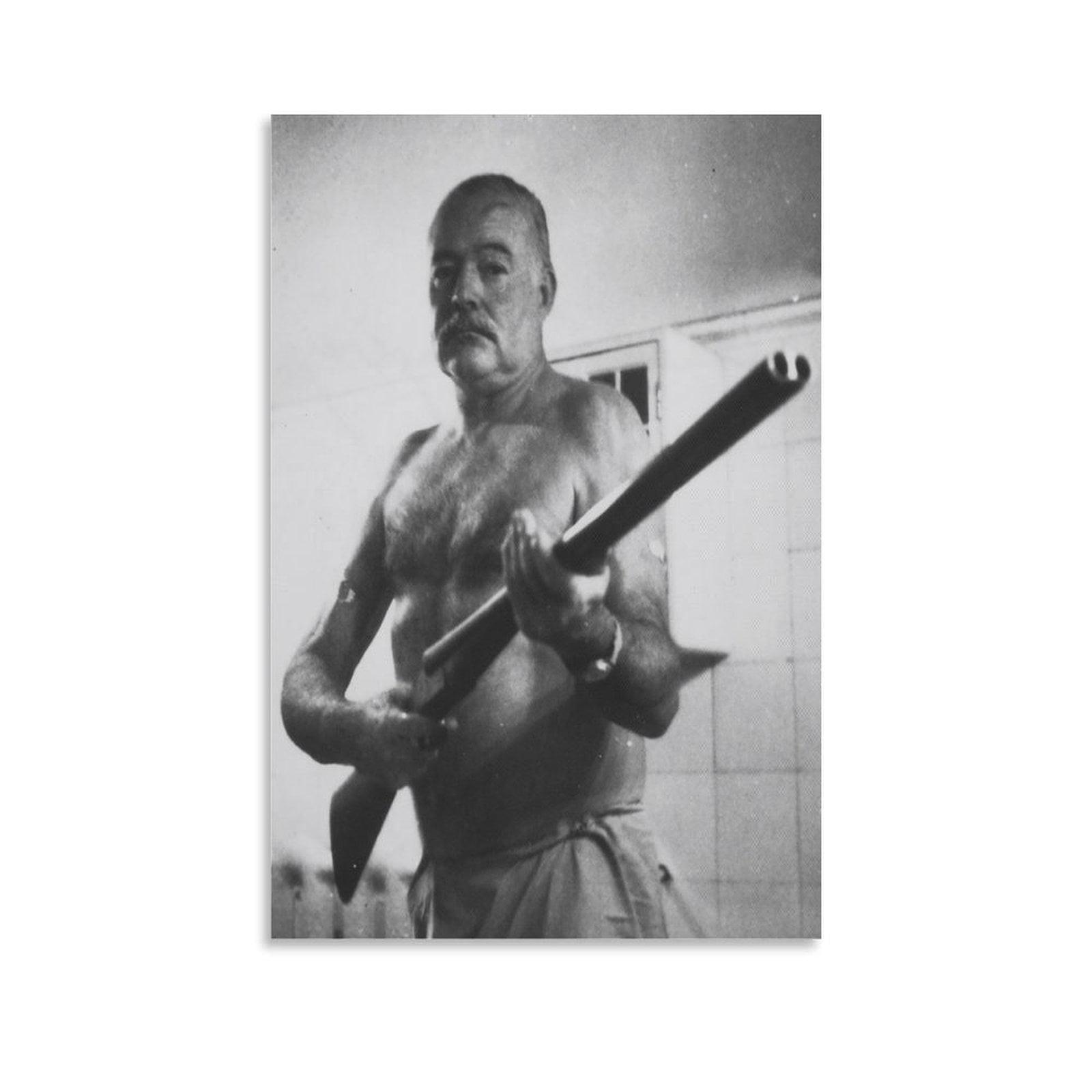 Ernest Hemingway Poster Vintage Photo Picture Print Wall Art Poster ...