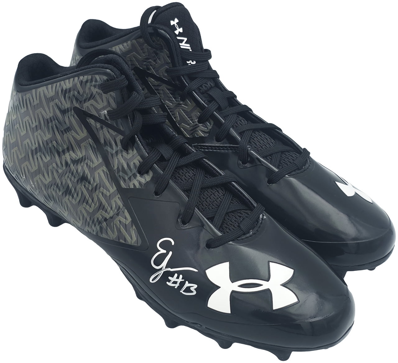 Ernest Jones IV Autographed Pair of Black Under Armour Cleats Seattle ...