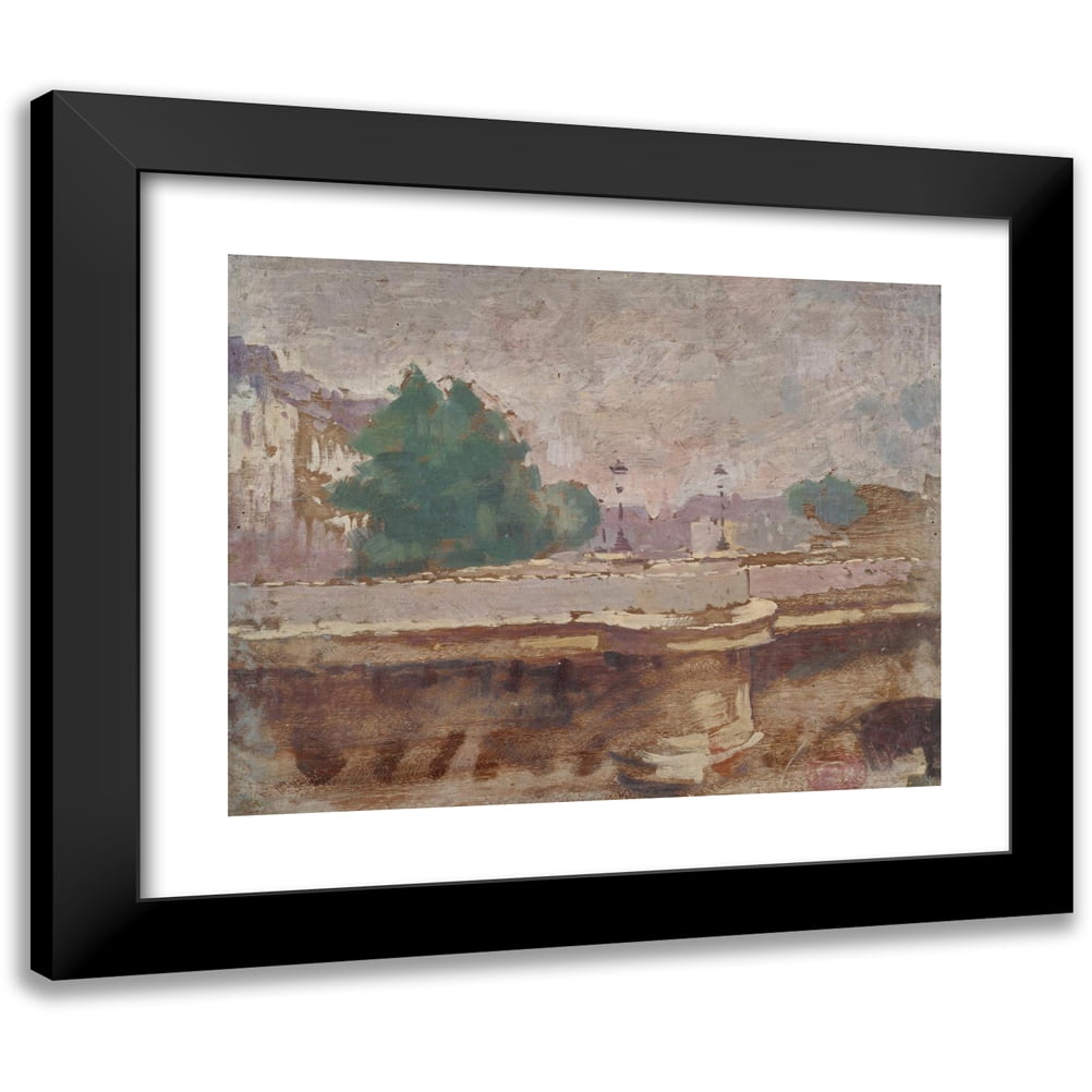 Ernest Jules Renoux 14x12 Black Modern Framed Museum Art Print Titled ...
