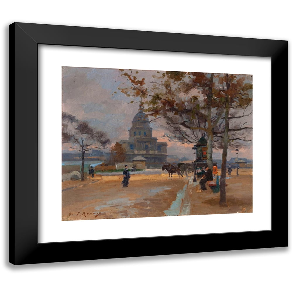 Ernest Jules Renoux 18x15 Black Modern Framed Museum Art Print Titled ...