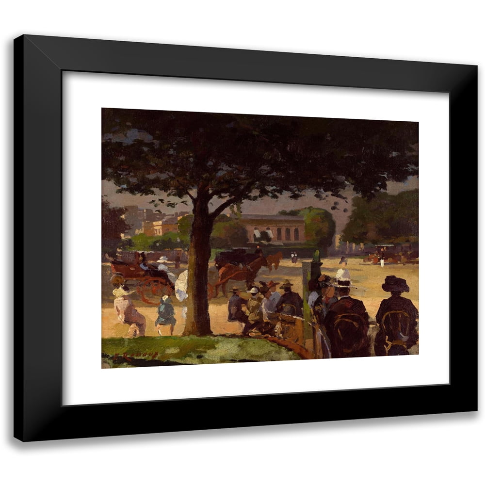 Ernest Jules Renoux 24x20 Black Modern Framed Museum Art Print Titled ...