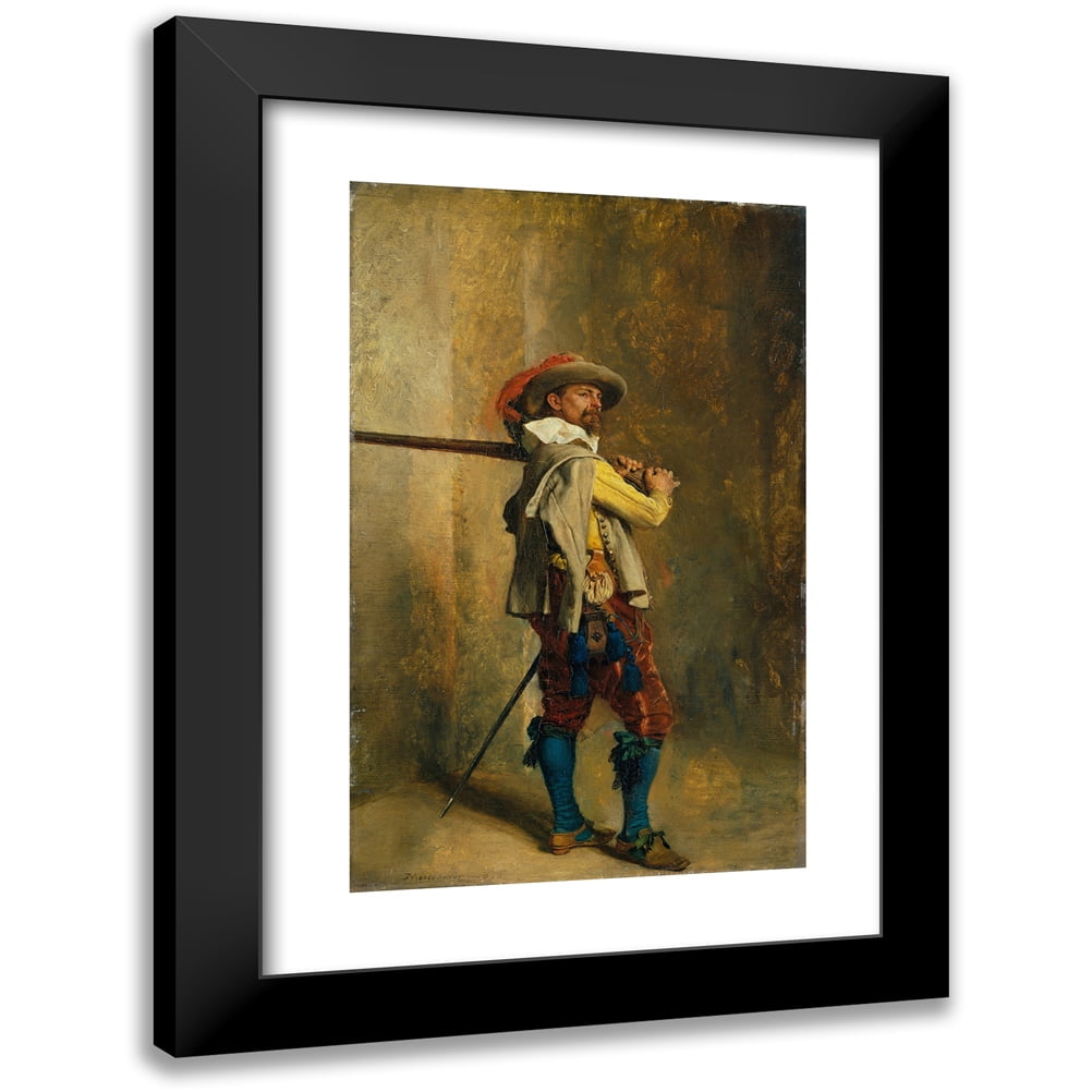 Ernest Meissonier 11x14 Black Modern Framed Museum Art Print Titled - A ...