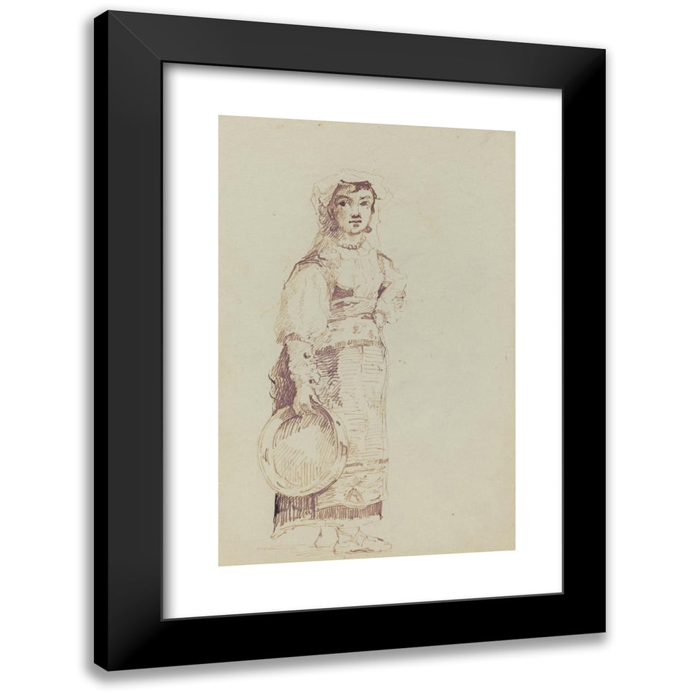 Ernest Meissonier 13x18 Black Modern Framed Museum Art Print Titled ...