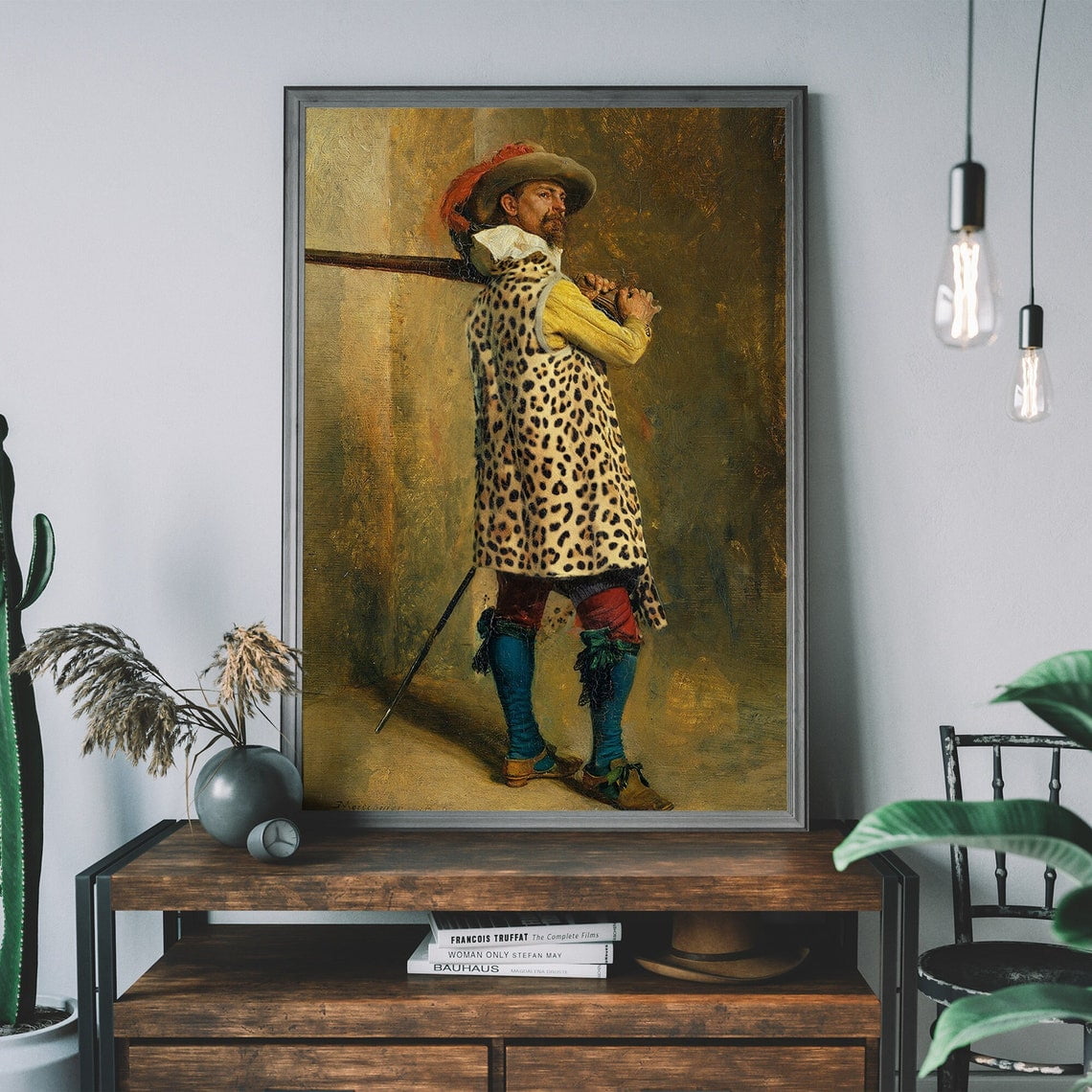 Ernest Meissonier Musketeer Panther Print Quirky Art Print, Altered Art ...