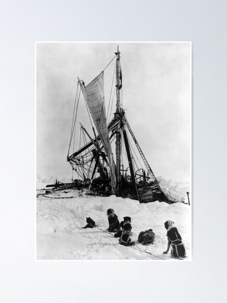 Ernest Shackleton Antarctic Expedition, The Endurance Ship, 1915 ...