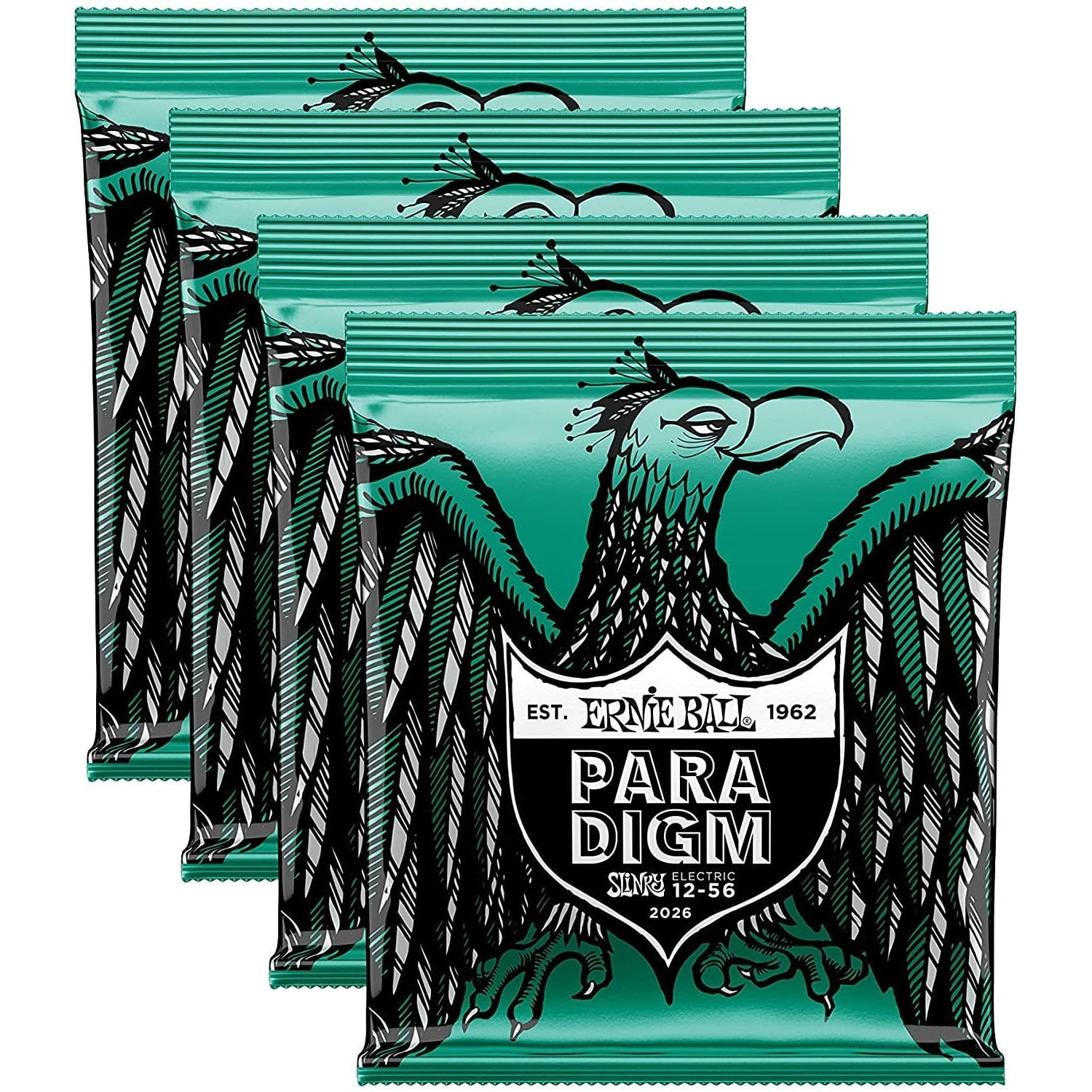 Ernie Ball Electric Guitar Strings Paradigm Not Even Slinky 12 To 56 4 ...