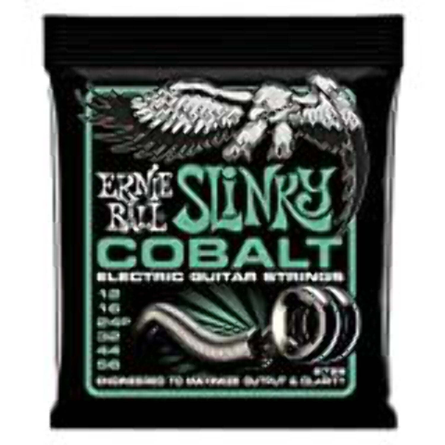 Ernie Ball Not Even Slinky Cobalt Electric Guitar Strings, 12-56 Gauge ...