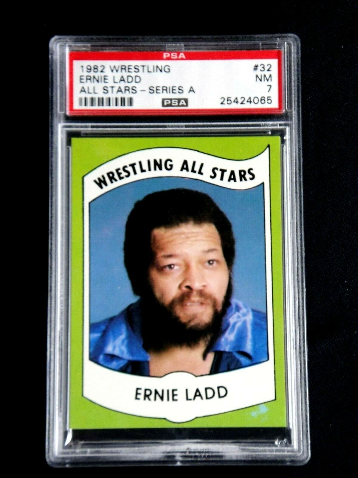 Ernie Ladd 1982 Wrestling All Stars Sereis A Card #32 Psa 7 Near Mint ...