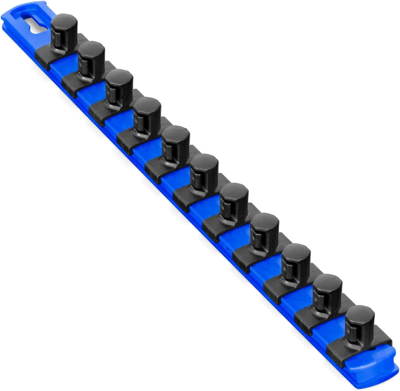Ernst 8419 13" LONG 1/2" Drive TWIST LOCK Socket Rail Organizer - BLUE ...
