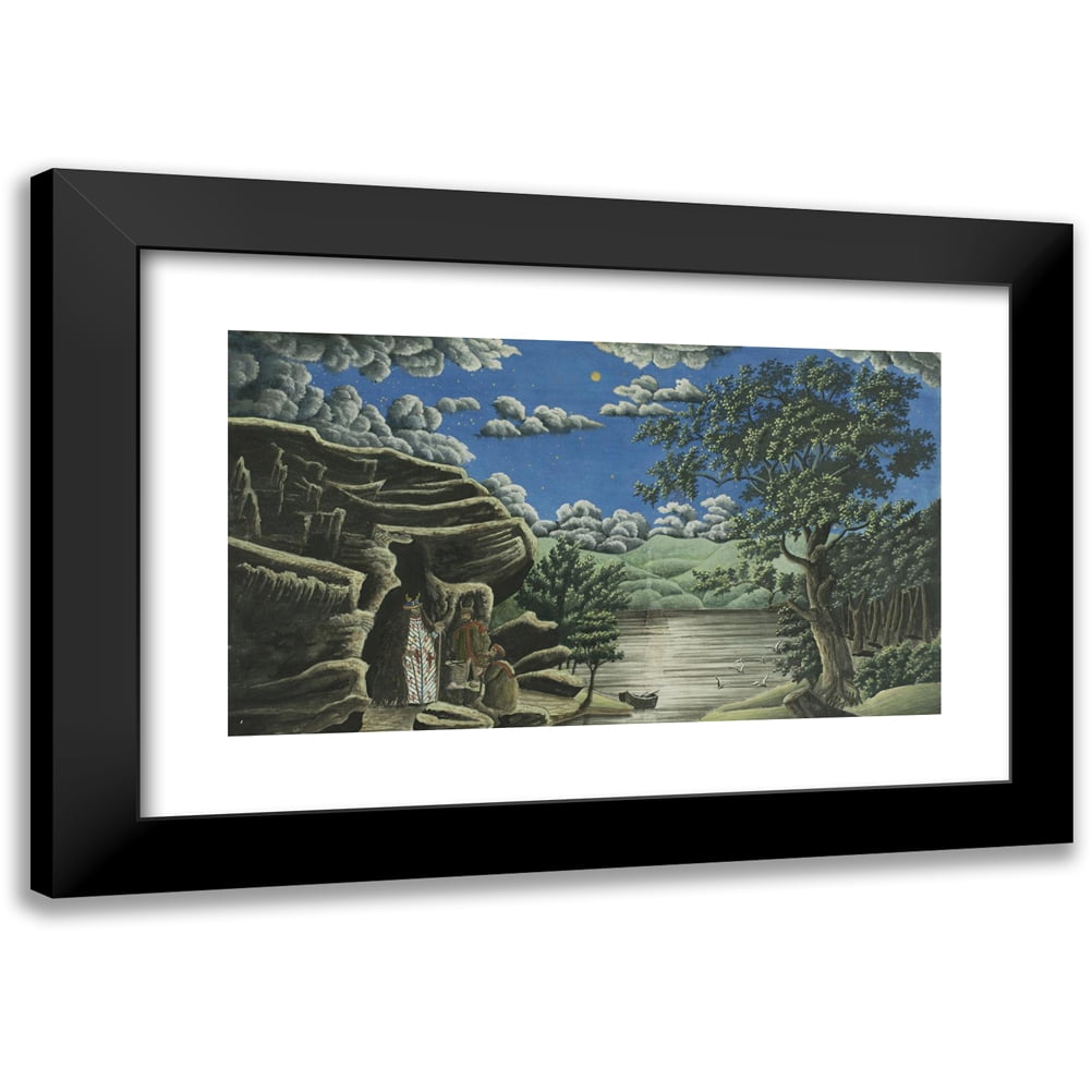 Ernst Damitz 24x15 Black Modern Framed Museum Art Print Titled - The ...