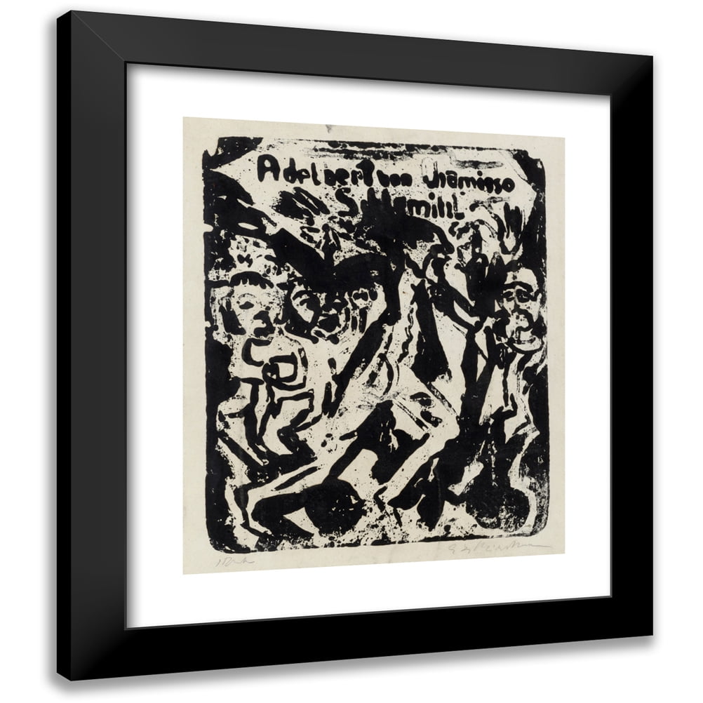 Ernst Ludwig Kirchner 15x18 Black Modern Framed Museum Art Print Titled ...