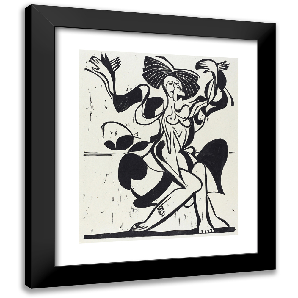 Ernst Ludwig Kirchner 15x18 Black Modern Framed Museum Art Print Titled ...