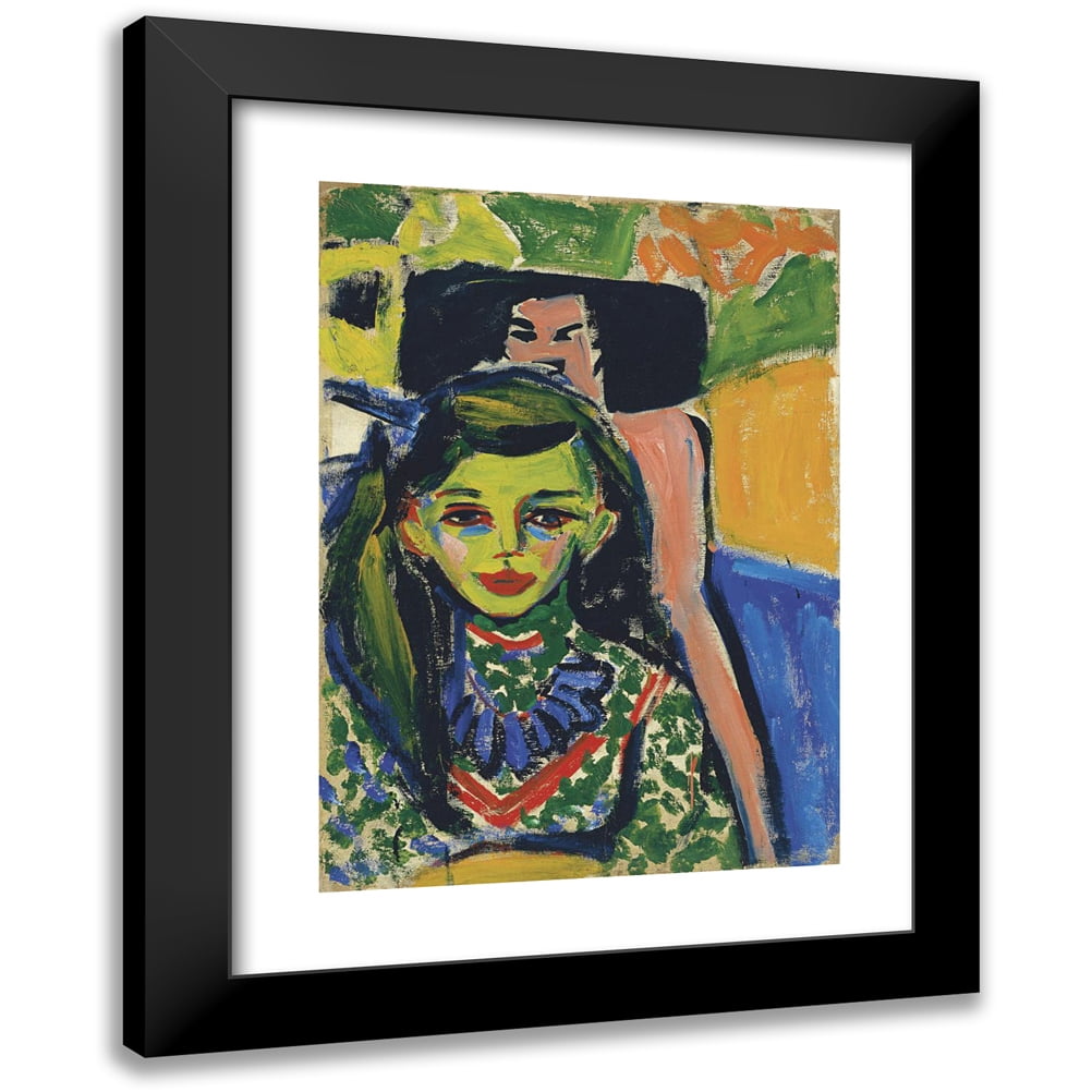 Ernst Ludwig Kirchner 18x24 Black Modern Framed Museum Art Print Titled ...