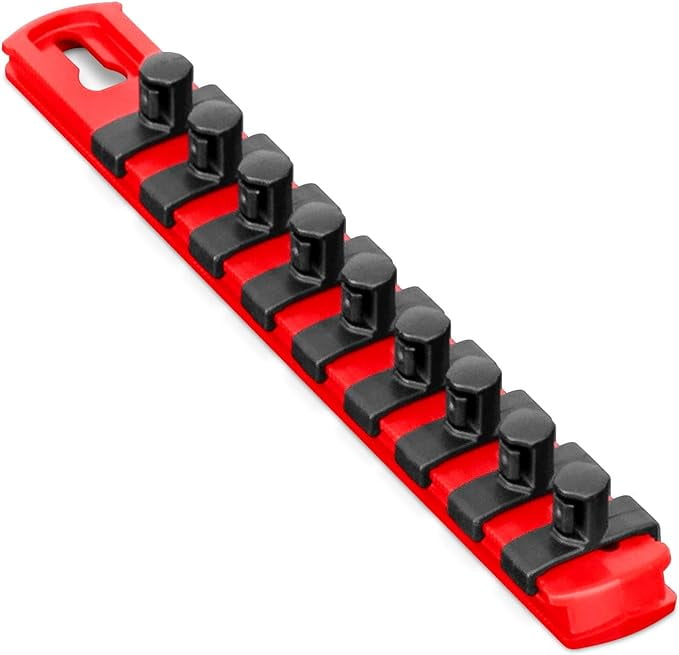 Ernst Manufacturing 8-Inch Magnetic Socket Organizer with 9 3/8-Inch ...