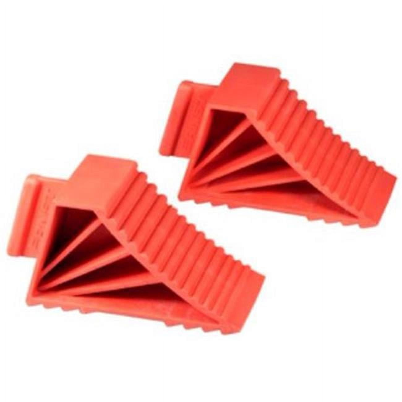 Ernst Manufacturing 980 Red High-Grip Wheel Chocks, Set of 2 - Walmart.com