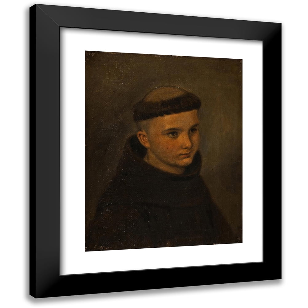 Ernst Meyer 12x14 Black Modern Framed Museum Art Print Titled - Half ...