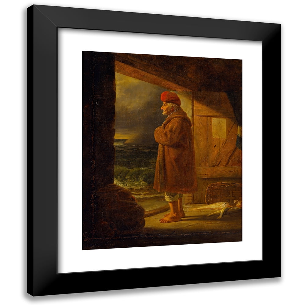 Ernst Meyer 15x18 Black Modern Framed Museum Art Print Titled - A ...