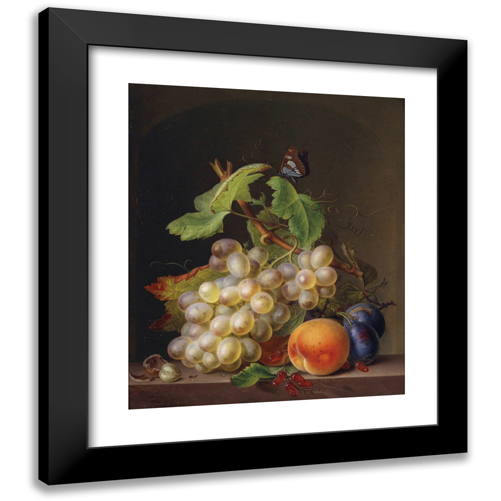 Ernst Moritz Gustav Tettelbach 12x14 Black Modern Framed Museum Art ...