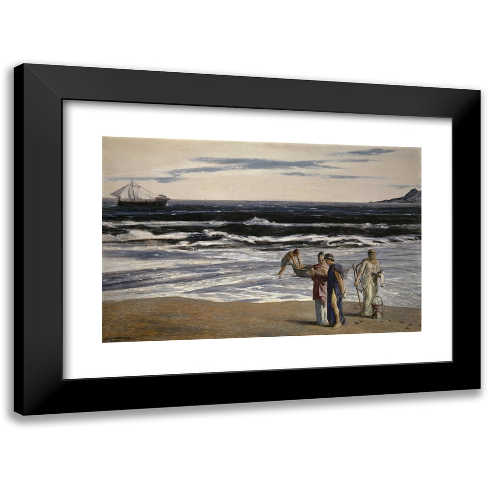 Ernst Stückelberg 24x17 Black Modern Framed Museum Art Print Titled ...