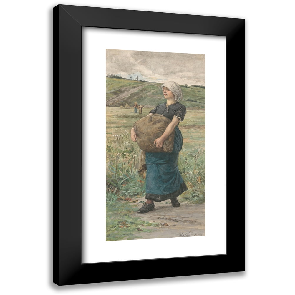 Ernst Witkamp 14x24 Black Modern Framed Museum Art Print Titled ...