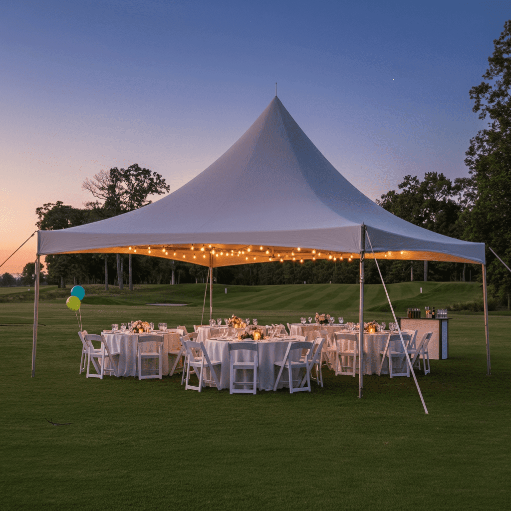 Erommy 20' x 20' Party Tent, Large Outdoor Heavy Duty Canopy Tent, 60 ...