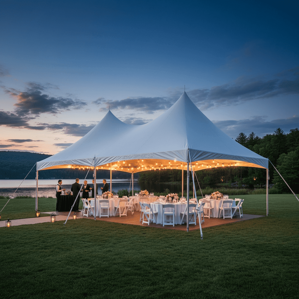 Erommy 20' x 30' Party Tent, Large Outdoor Heavy Duty Wedding Tent, 100 ...