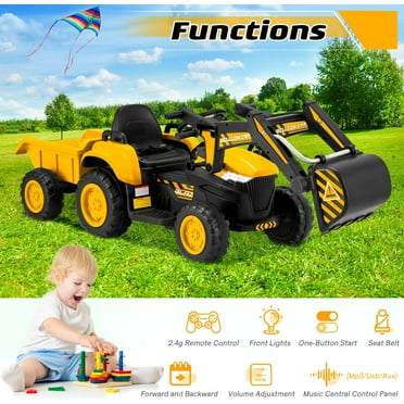 Peg Perego John Deere Ground Loader 12-Volt Battery-Powered Ride-On ...