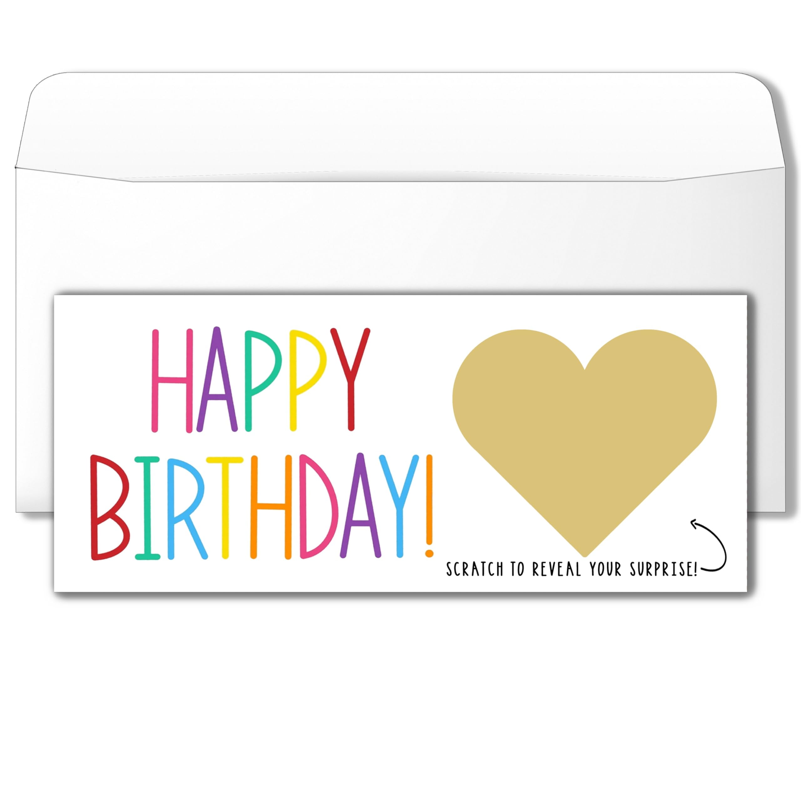 Eronm 1 Set Birthday Ticket Surprise SMRScratch Card, Surprise DIY Travel Ticket, 3 x 8 Inches ...