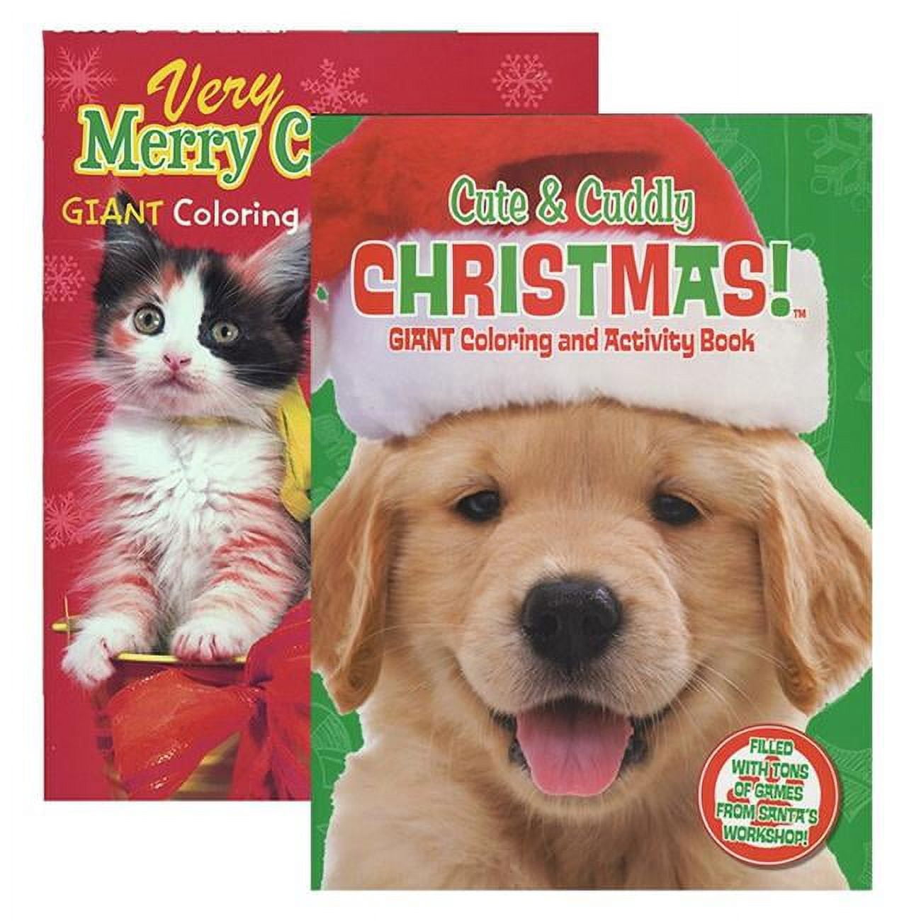 Eros ABC49132 Kappa Puppies & Kittens Christmas Coloring & Activity ...