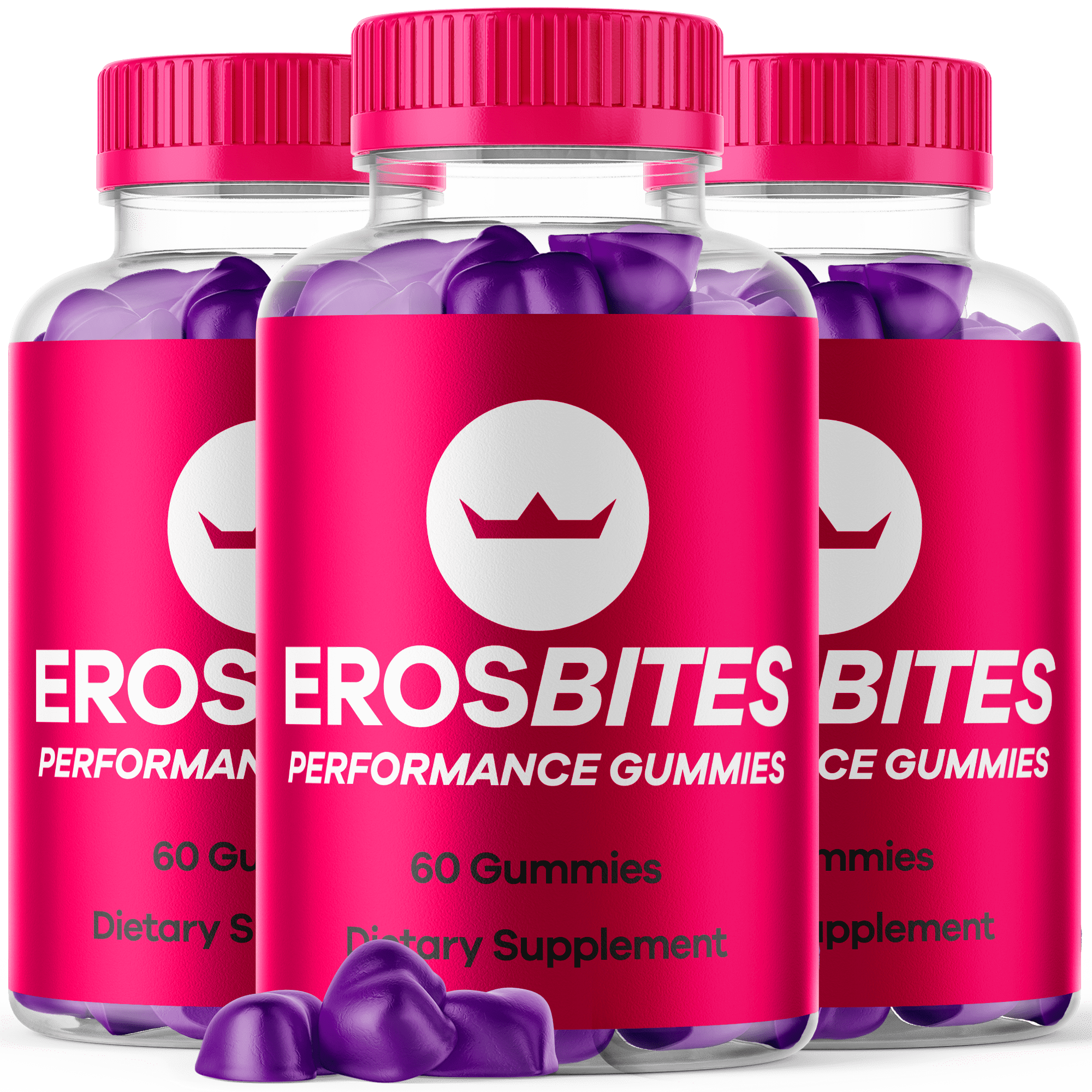 Eros Bites Gummies for Men Maximum Strength Vitamin Supplement 180 ...