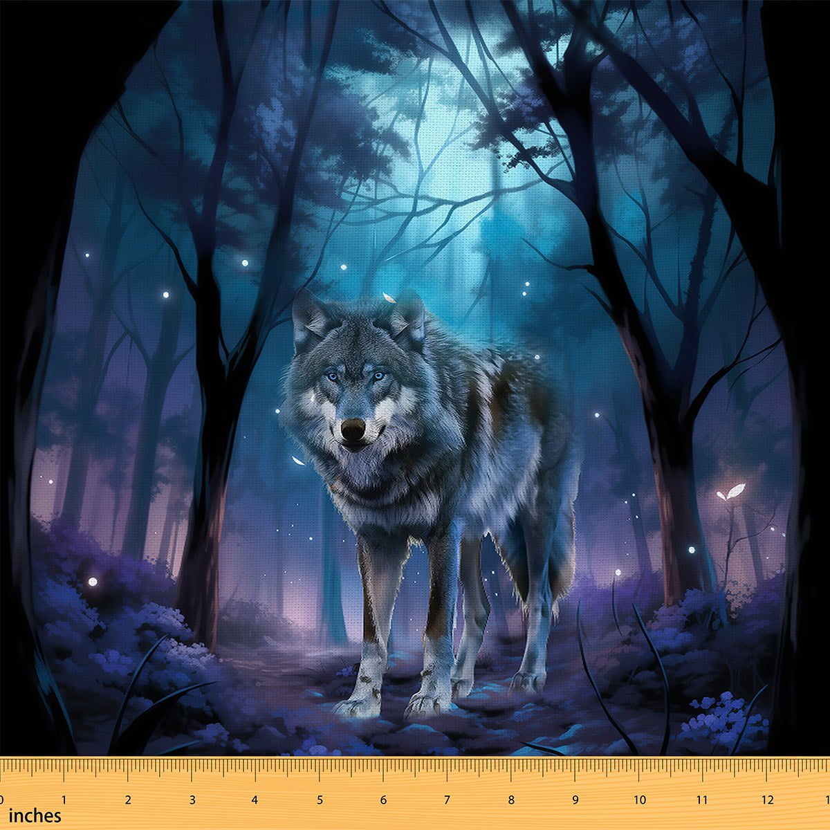 Erosebrida Woodland Fabric By The Yard for Adults,Wolf Upholstery ...