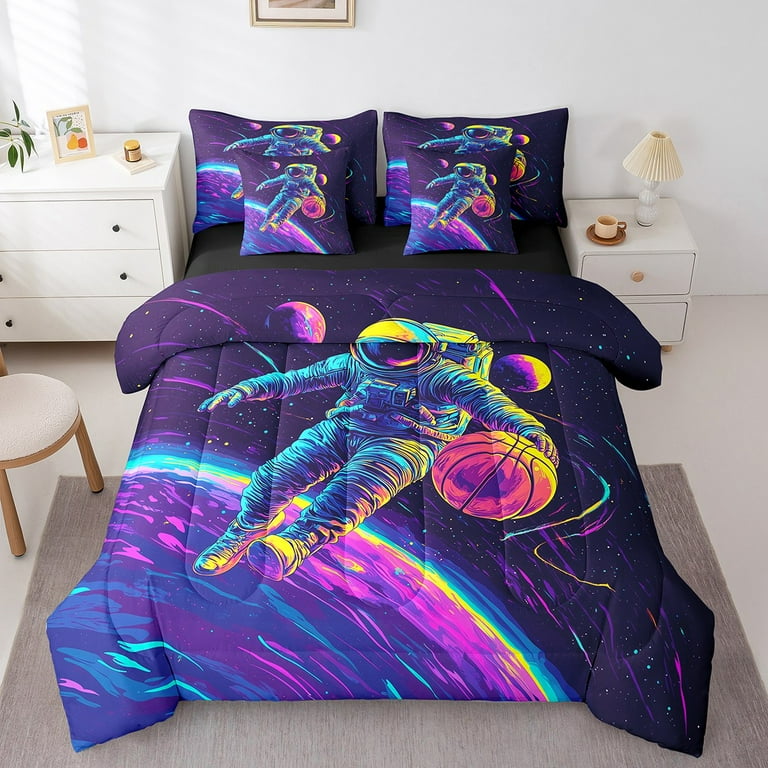 astronaut bedding queen