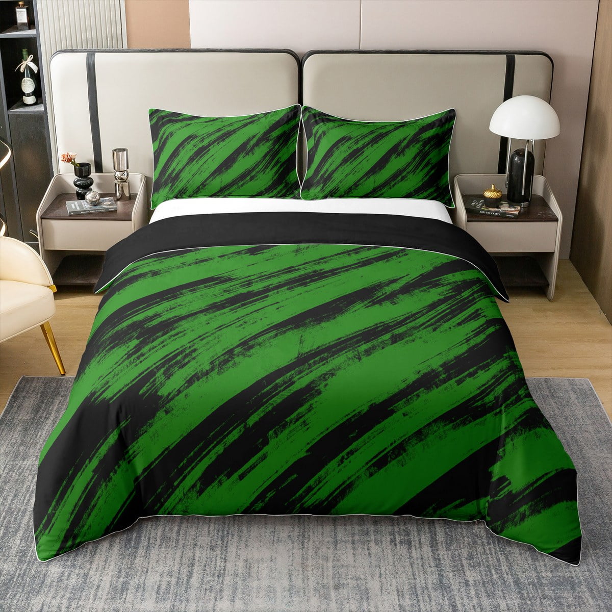 Erosebridal Abstract Ombre 100% Cotton Comforter Cover Full,Oil ...