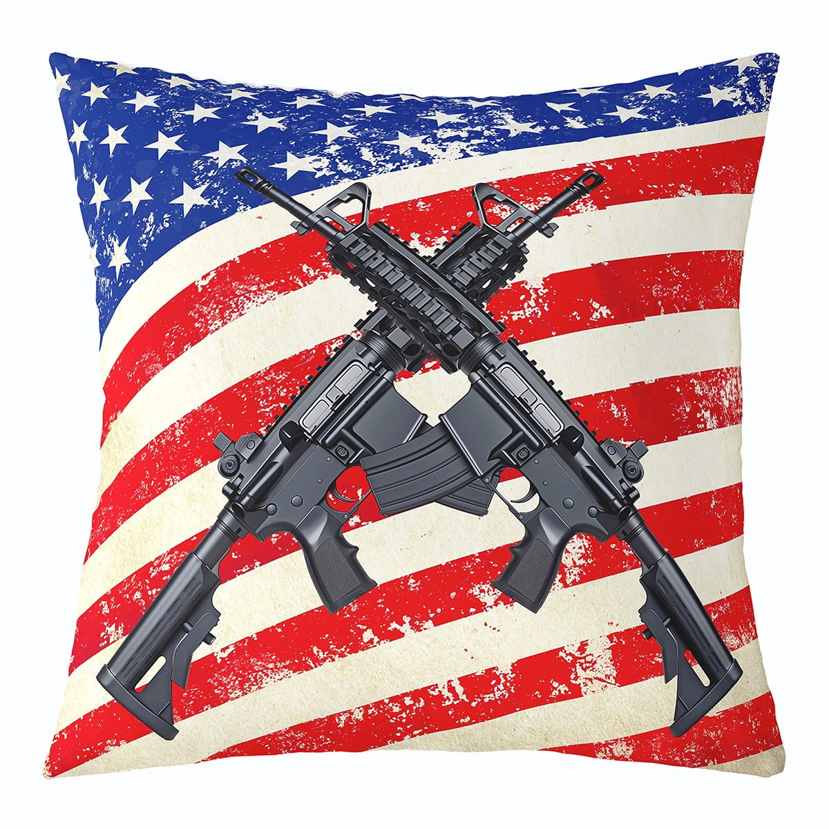 Erosebridal American Flag Pillow Cases, Army Military Cushion Covers ...