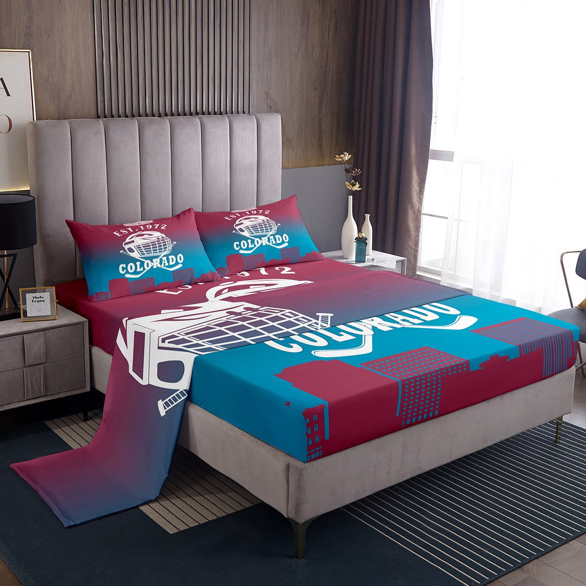 Erosebridal American Football City Full Sheet Sets, Eat Sleep Bedding ...