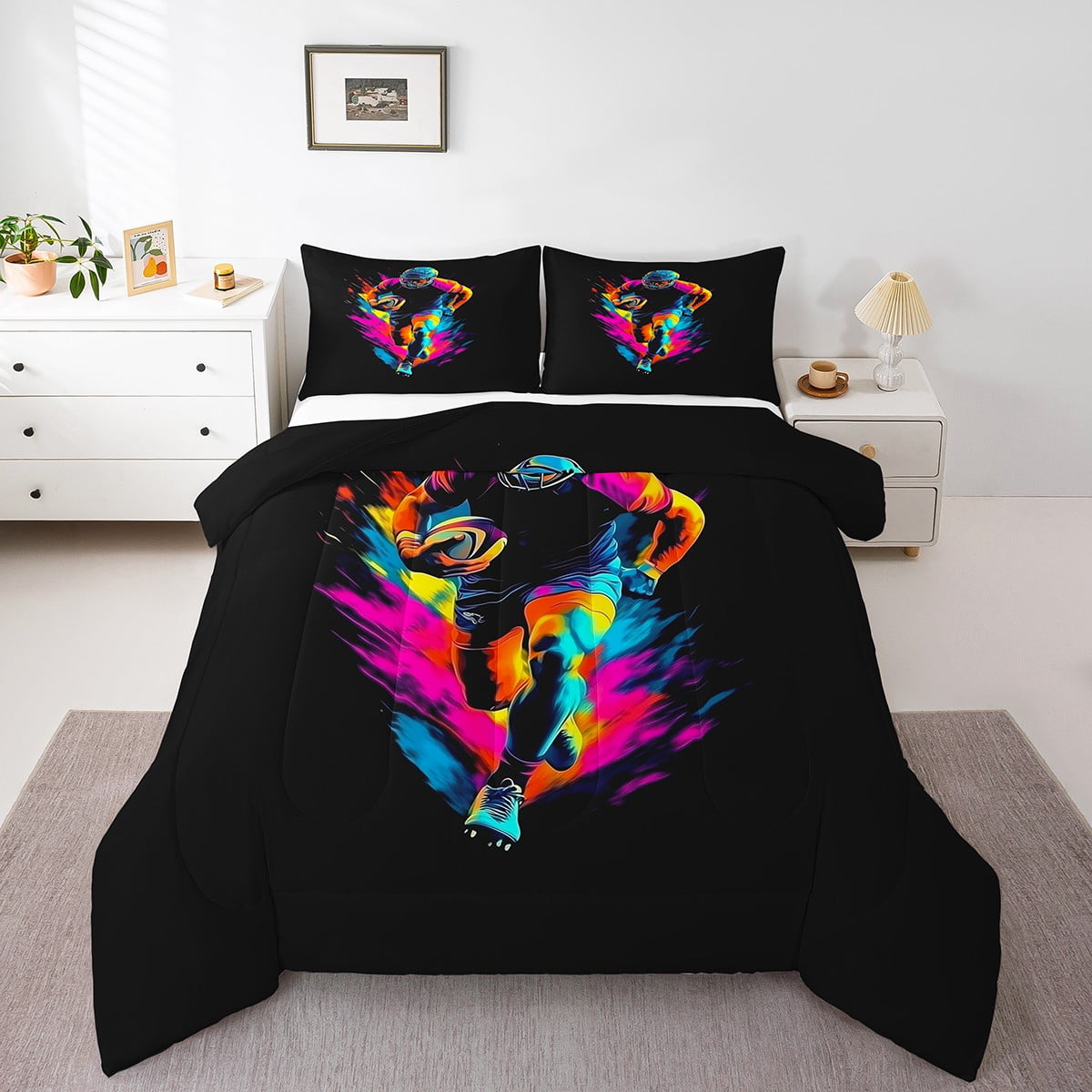 Erosebridal American Football Comforter Sets,Ball Gamer Comforters ...