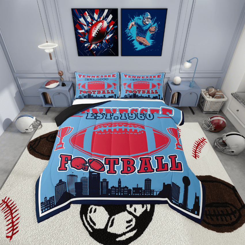 Erosebridal American Football Comforter Sets Queen Size,Sport Theme ...