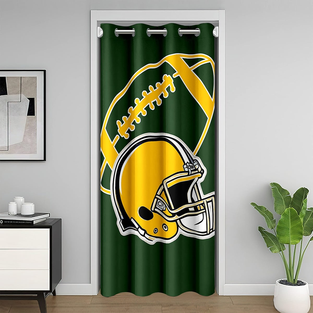 Erosebridal American Football Doorway Curtain Privacy 1 Panel,34"x80 ...