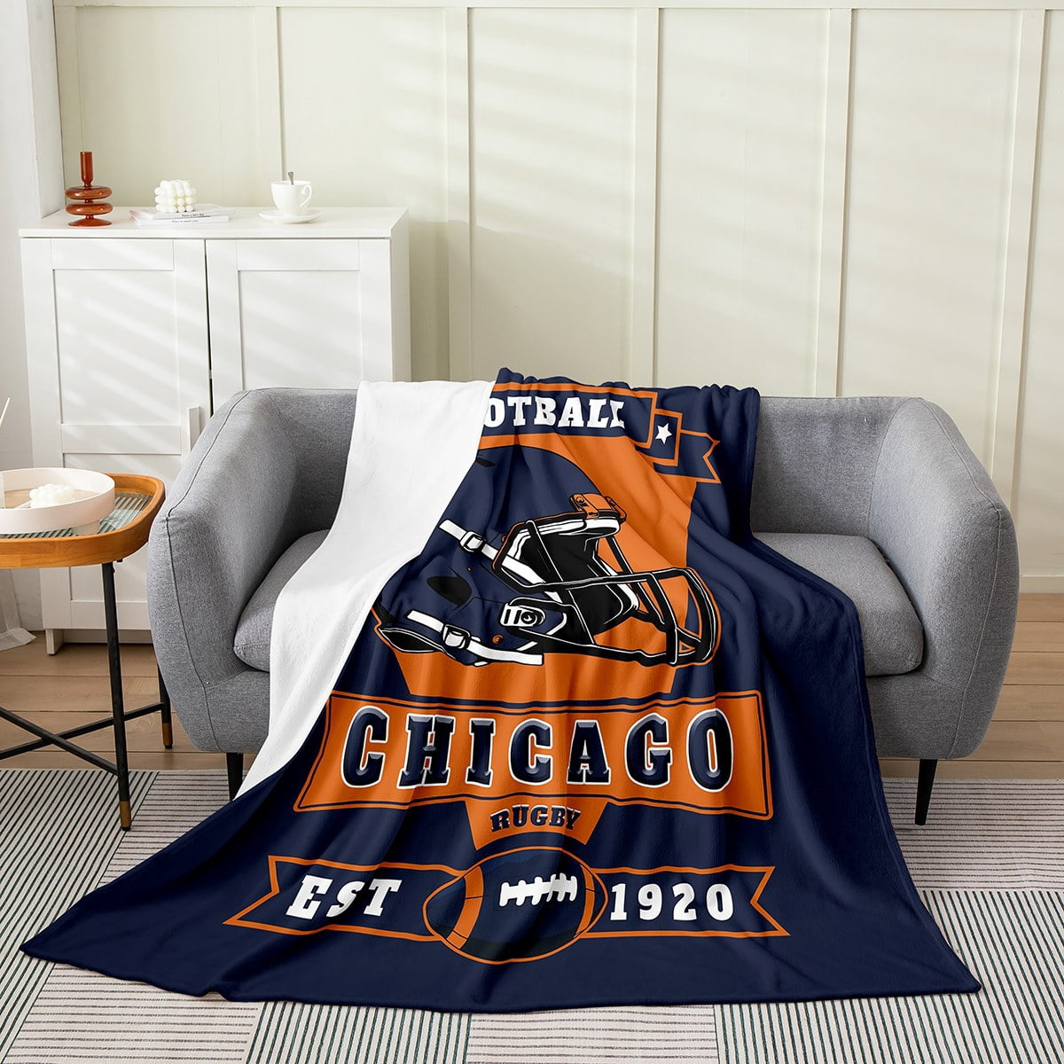 Erosebridal American Football Flannel Blanket 60x80 for Boys Girls ...