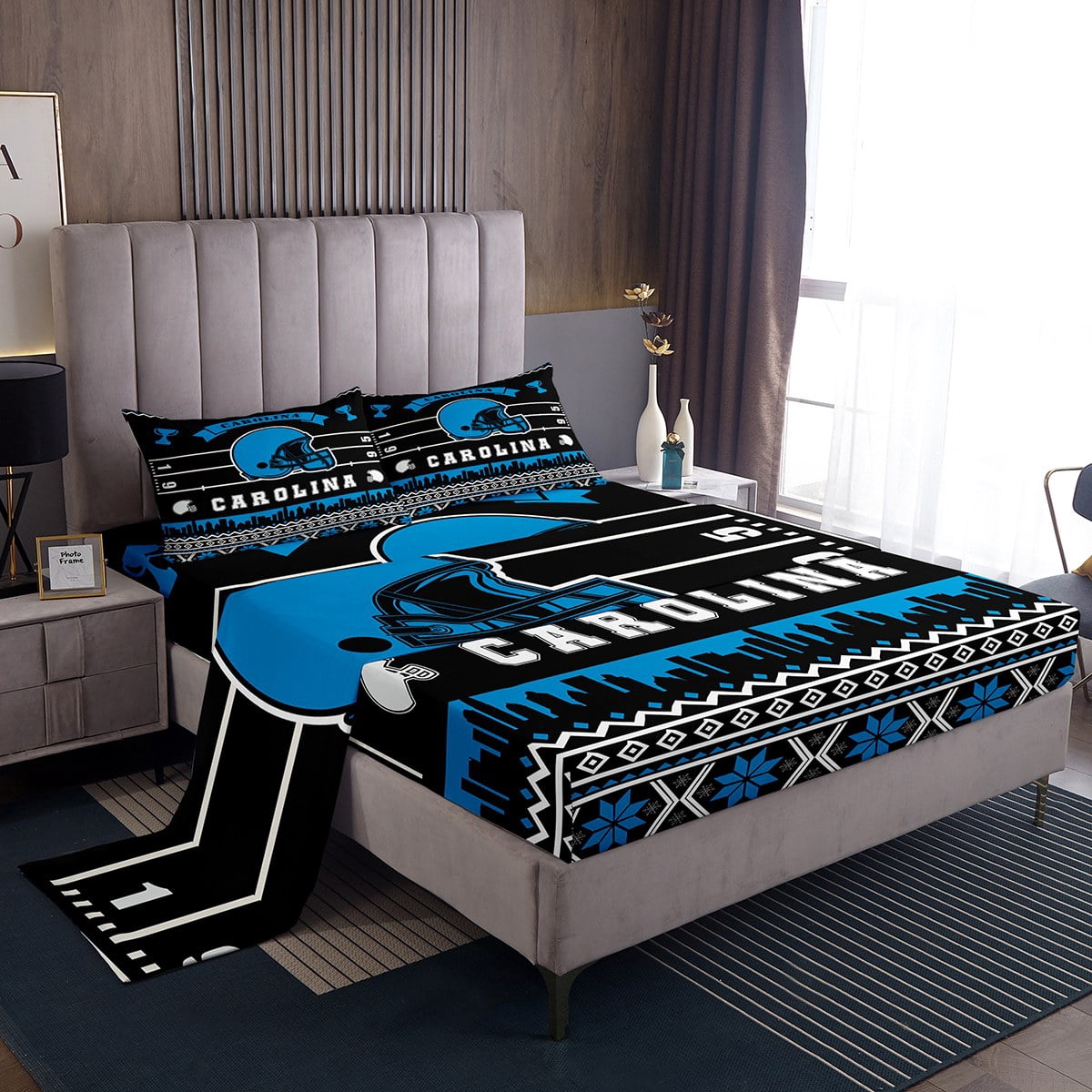 Erosebridal American Football Sheet Set,Football Fans Bed Sheets Set ...