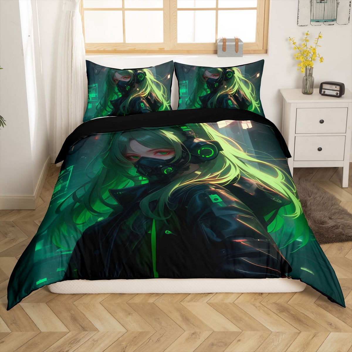 Erosebridal Anime Bedding Set King Size,Japanese Anime Duvet Cover ...